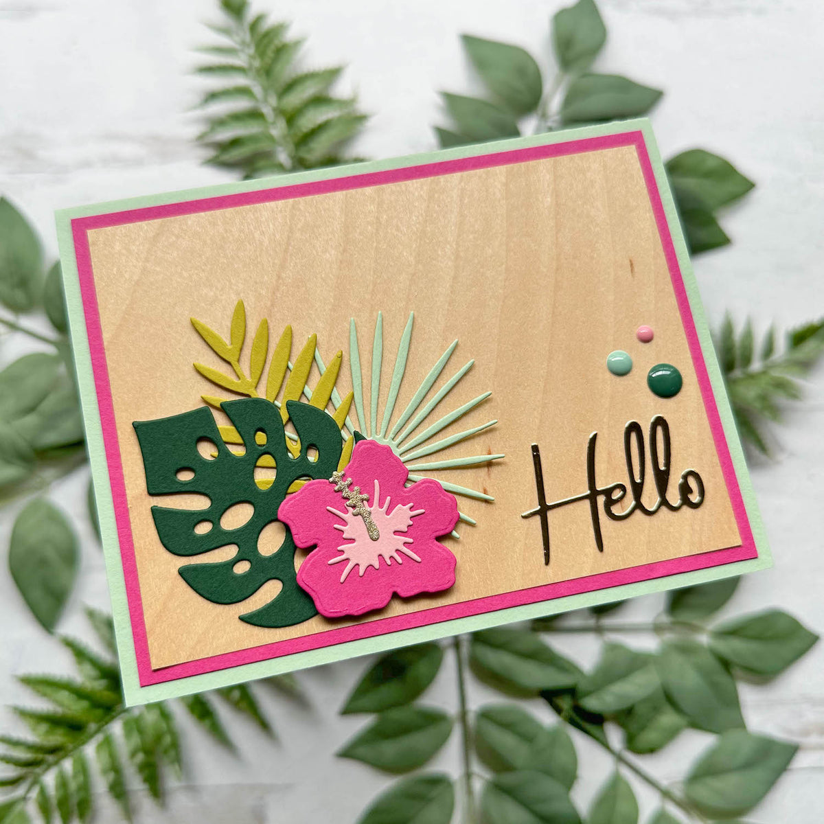 Tropical Hello Card– Wanderful Design